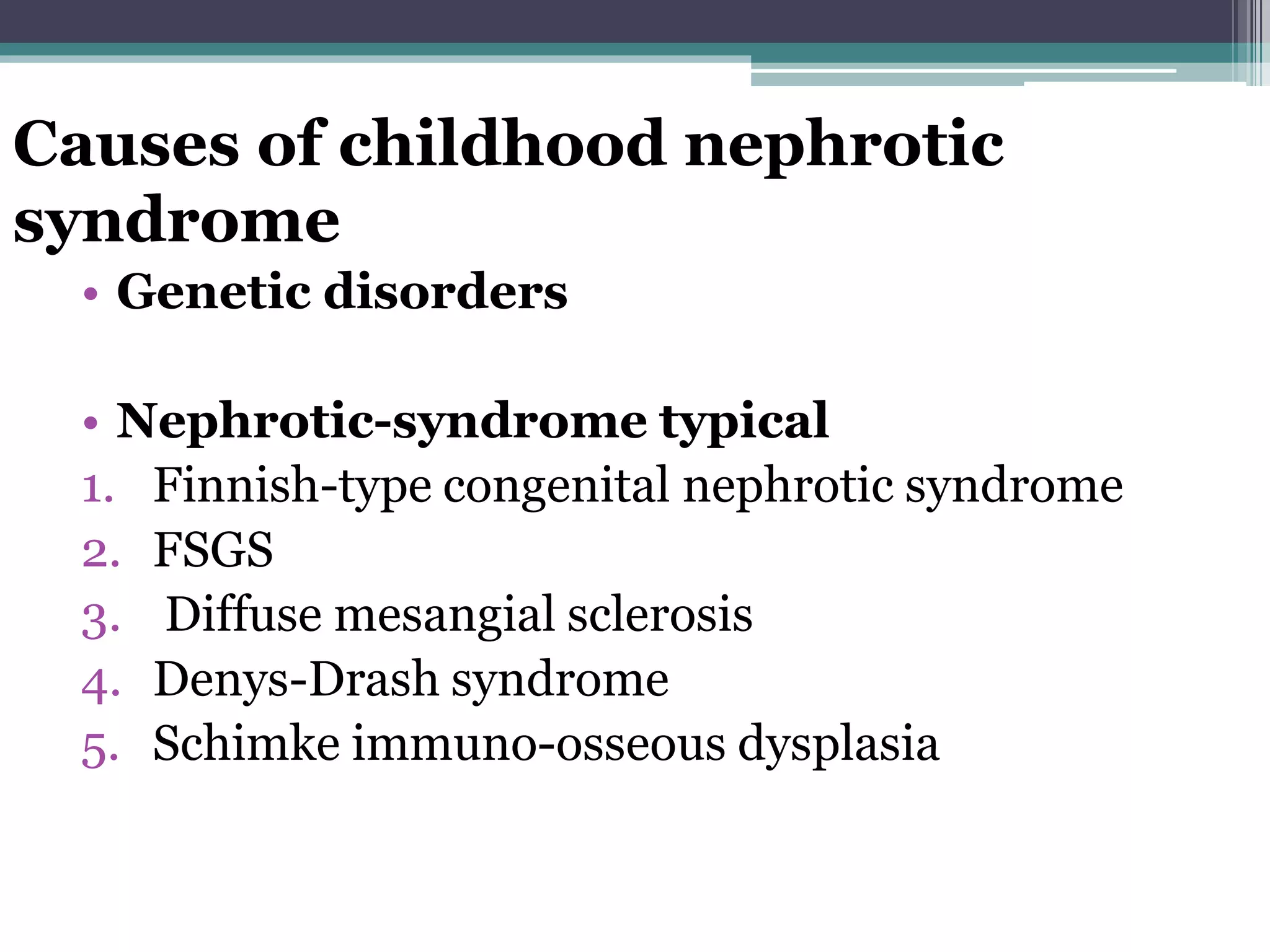 Nephrotic syndrome (1) | PDF