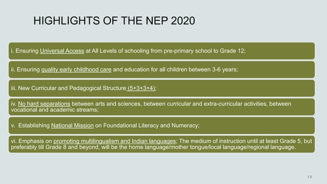 nep ppt.pptx | Education industry | Industries