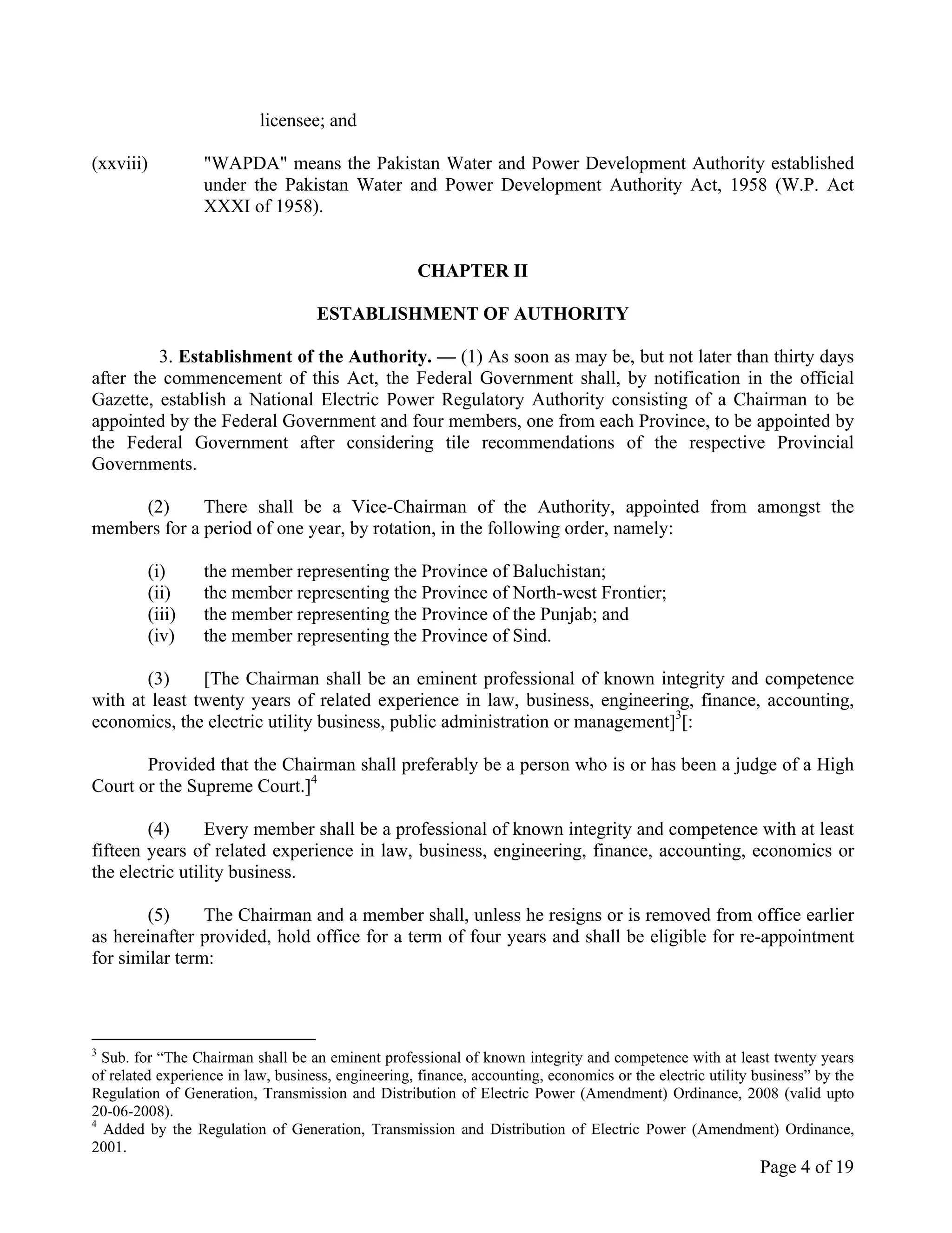 National Electricity and Power Regulatory Authority Act 1997 | PDF