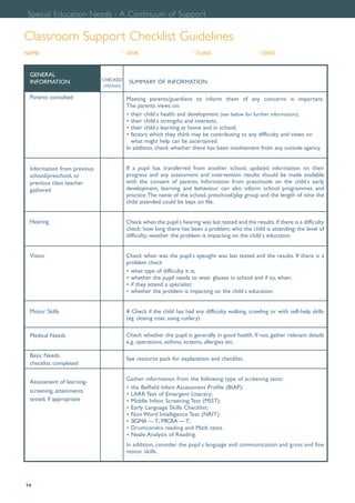 Neps special needs resource pack pdf | PDF