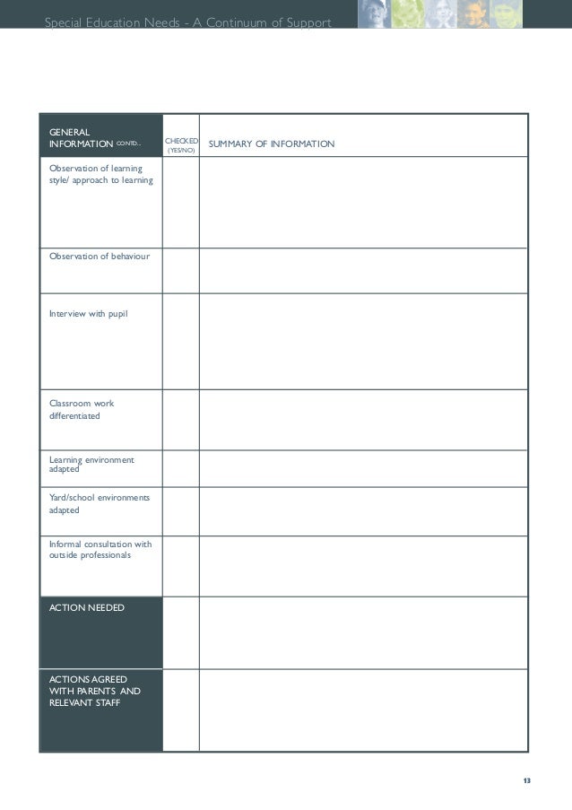 Neps special needs resource pack pdf