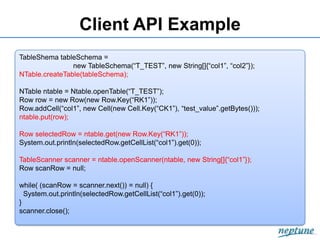 Neptune Distributed Data System | PPT