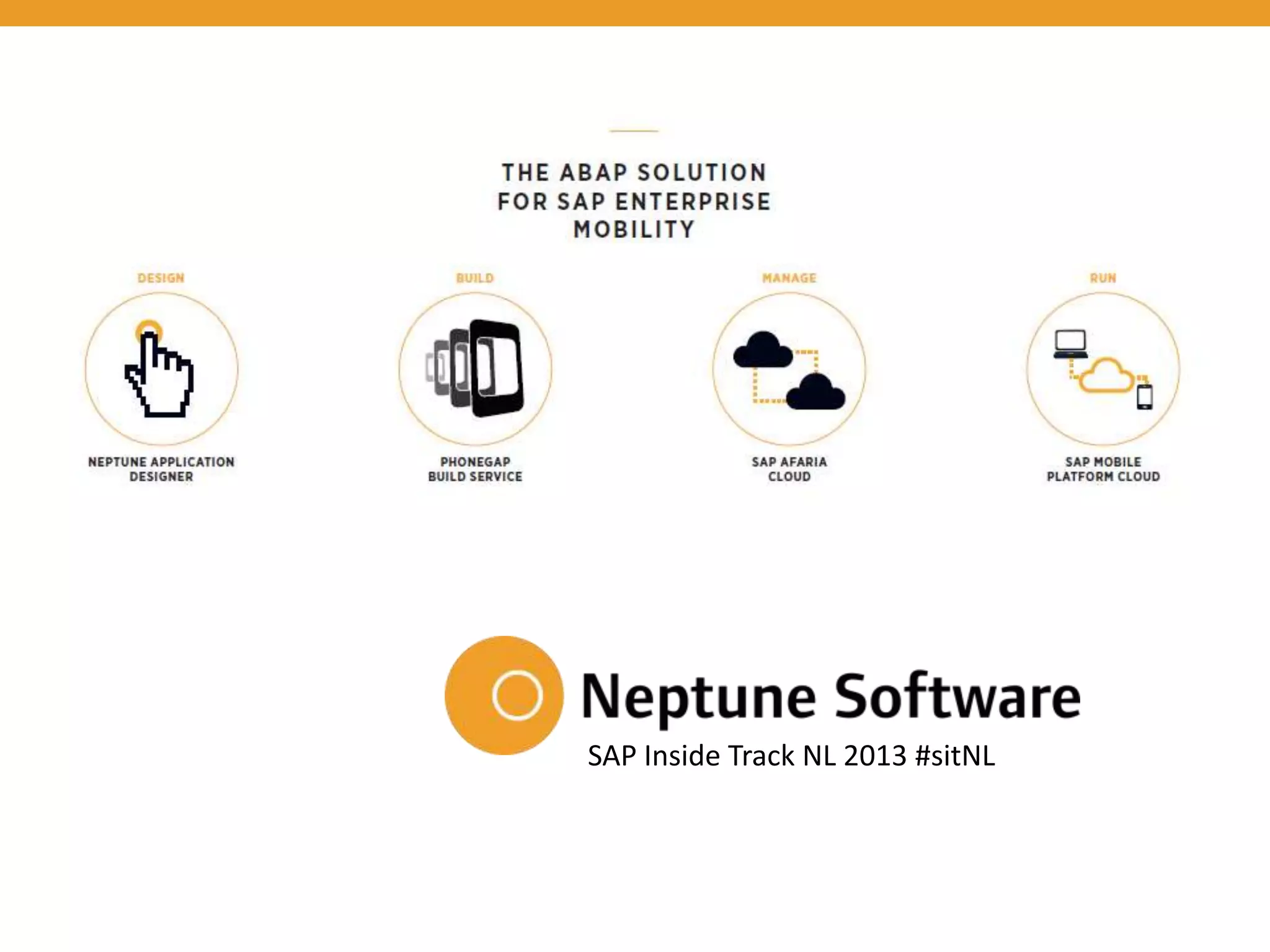 Neptune software sitNL 2013 | PPTX