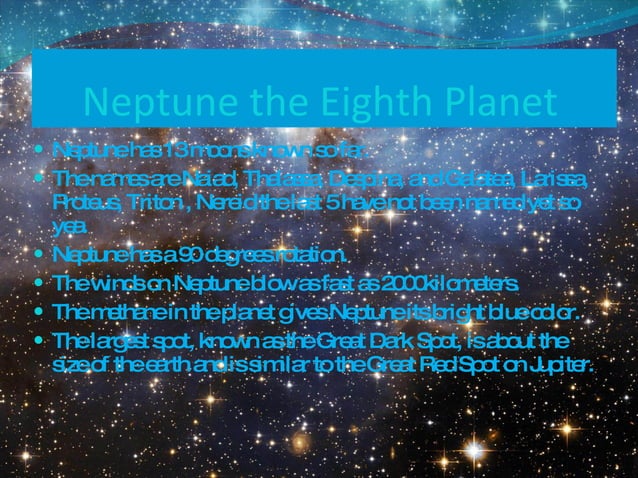 Neptune The Blue Planet | PPT