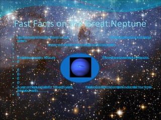 Neptune The Blue Planet | PPT