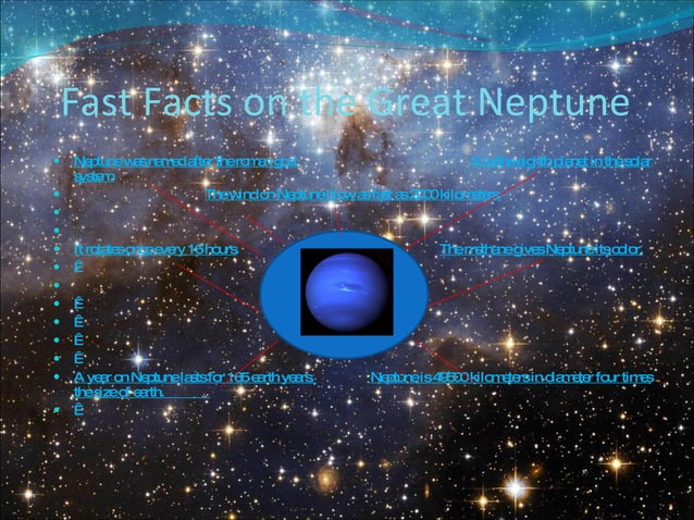 Neptune The Blue Planet | PPT