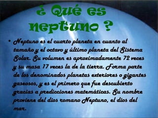 Neptuno | PPT