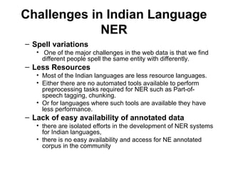 NER-Overview-ppt-final.pptsobha-ner.ppt named entity recognition model ...