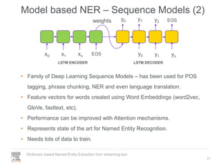 SoDA v2 - Named Entity Recognition from streaming text | PPT | Free Download