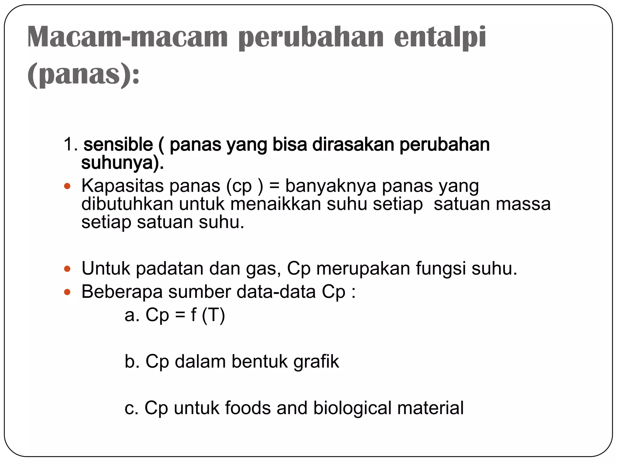 Neraca panas materi | PPTX