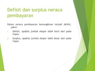 Neraca Pembayaran | PPT