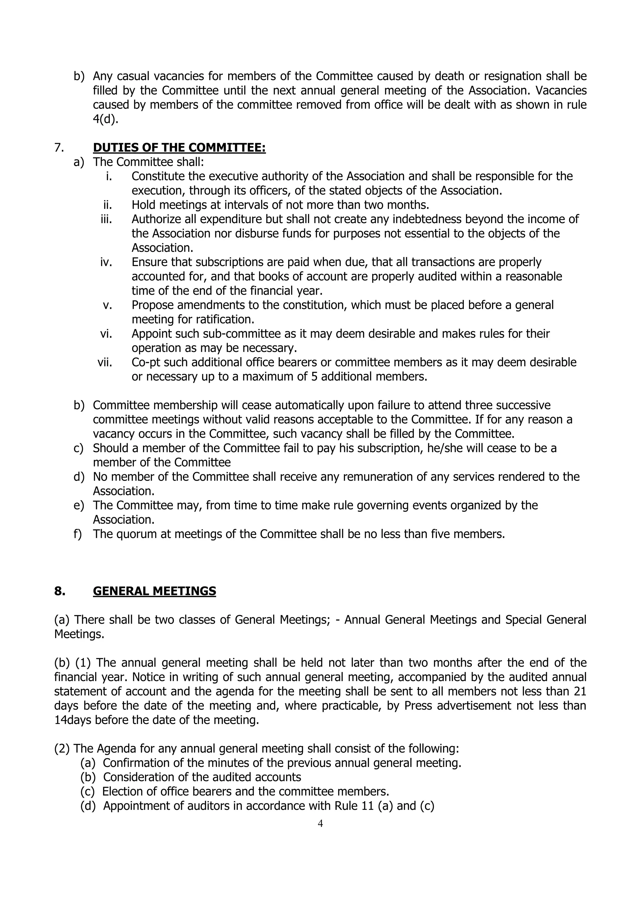 NERA's Constitution | PDF