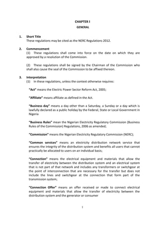 Nerc regulation-for-iedn-2012 | PDF