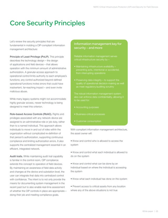 NERC Critical Infrastructure Protection (CIP) and Security for Field ...