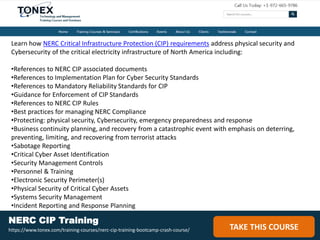 NERC CIP Training - 5 Days Course | PPTX