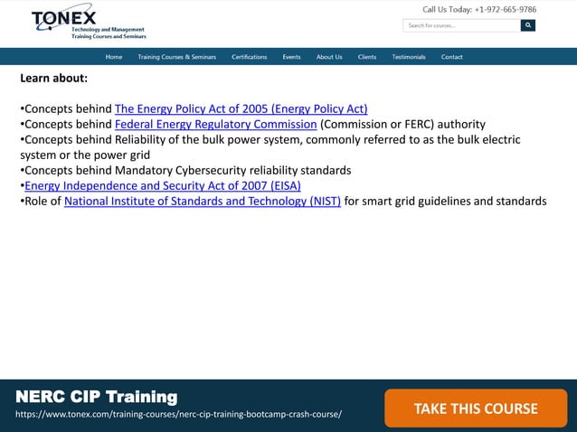 NERC CIP Training - 5 Days Course | PPTX | Computing | Technology ...