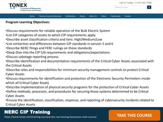 NERC CIP Training - 5 Days Course | PPTX