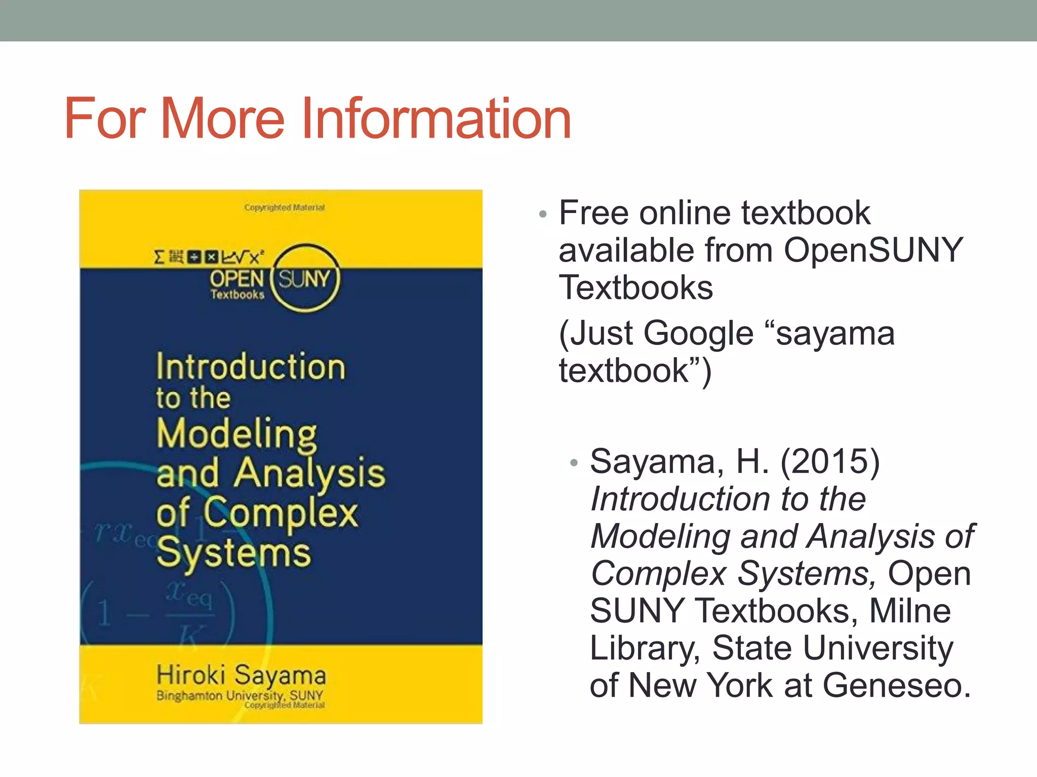 Complexity Explained: A brief intro to complex systems | PDF | Artificial Intelligence ...