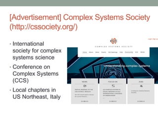 Complex Systems Science