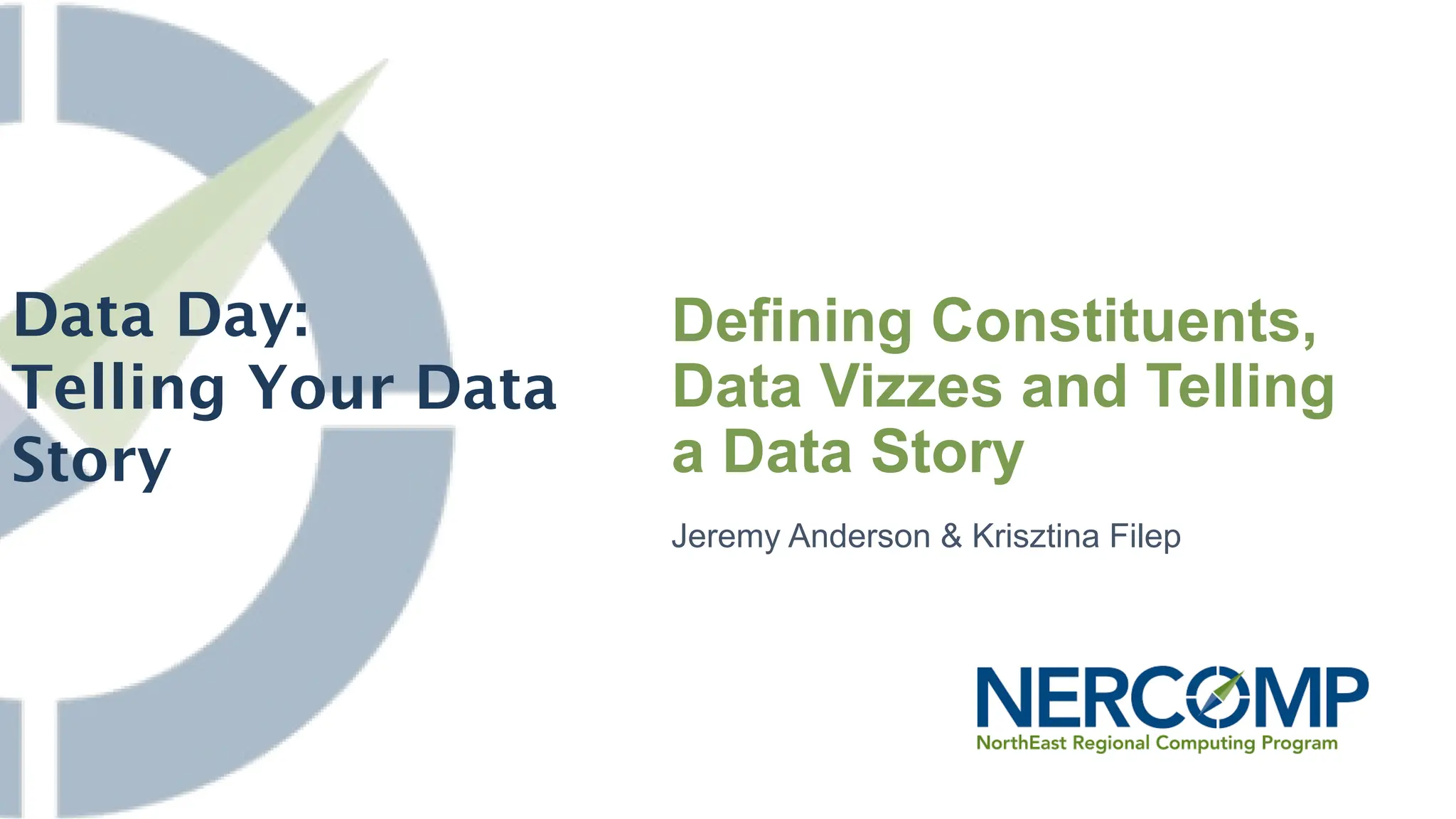 Defining Constituents, Data Vizzes and Telling a Data Story | PDF