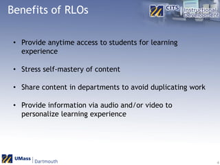 Student Learning with Reusable Learning Objects | PPT