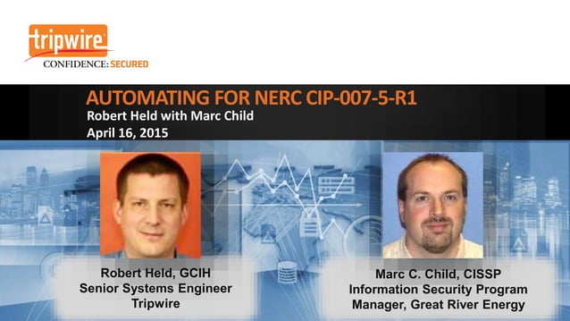 Automating for NERC CIP-007-5-R1 | PPT