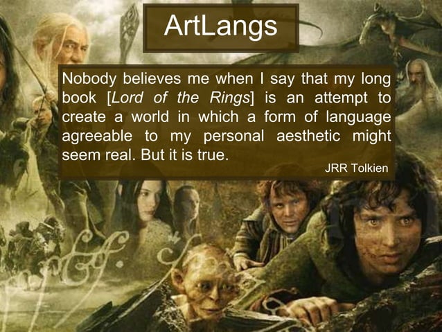 Esperanto, Loglan and Dothraki: Why do people construct new languages ...