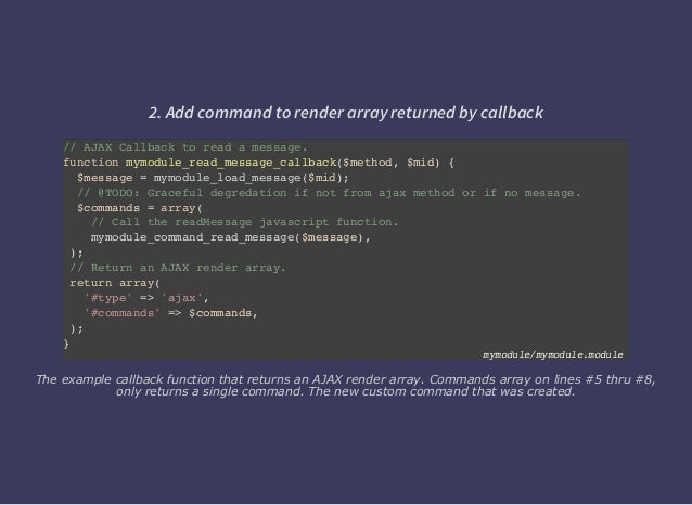 Demystifying Drupal Ajax Callback Commands