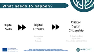From digital skills to critical digital citizenship | PPT