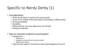 Constructing Nerdy Derby Cars | PPT