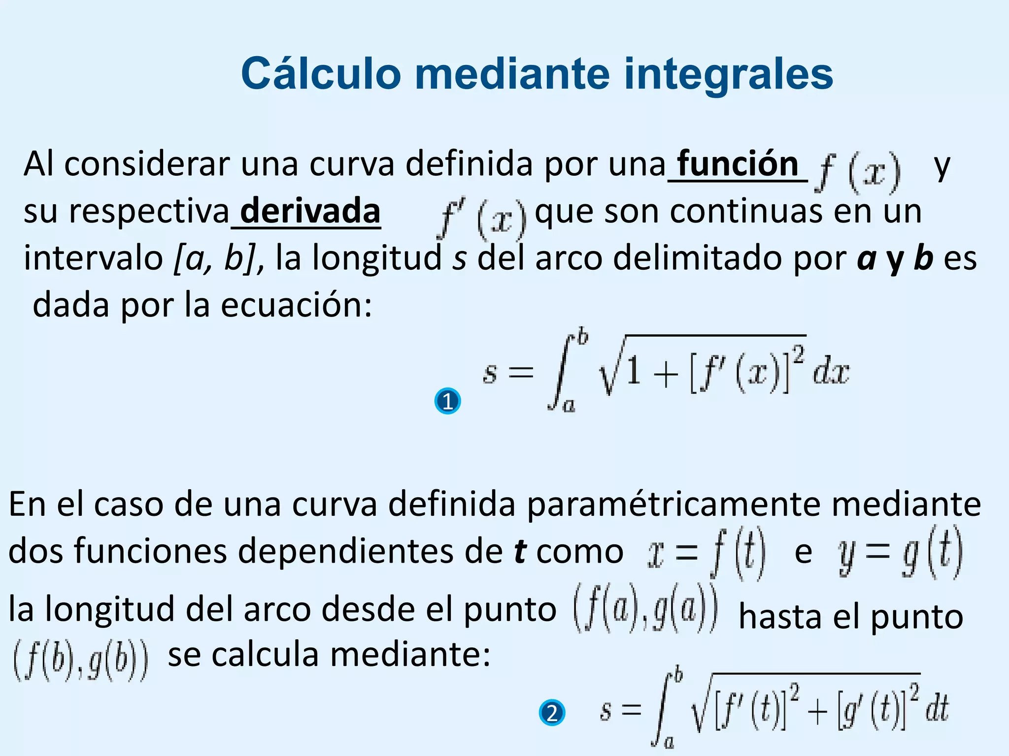 Matematicas Longitud de arco | PPTX
