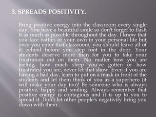 11 Habits of an Effective Teacher | PPTX