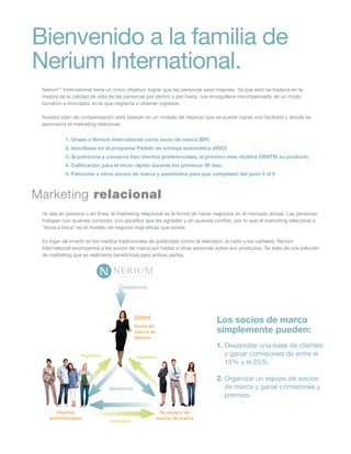 Nerium Plan de Compensación en Español | Nerium México | PDF