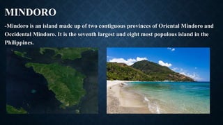 MIMAROPA MINDORO, MARINDUQUE, ROMBLON, pAlawan | PPTX