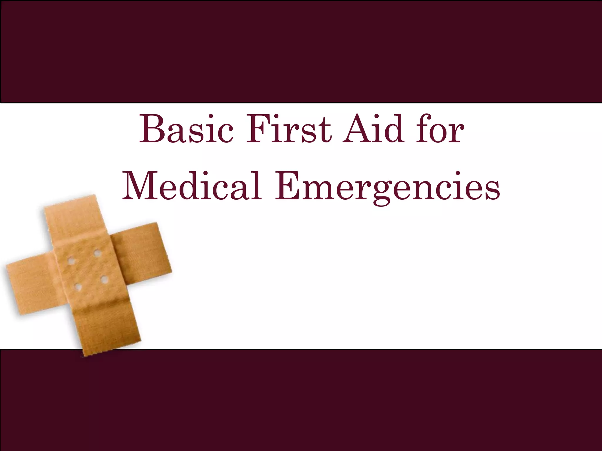 first aid medical emergencies.pptx