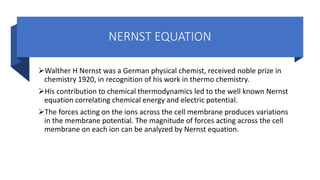 Nernst equation | PDF