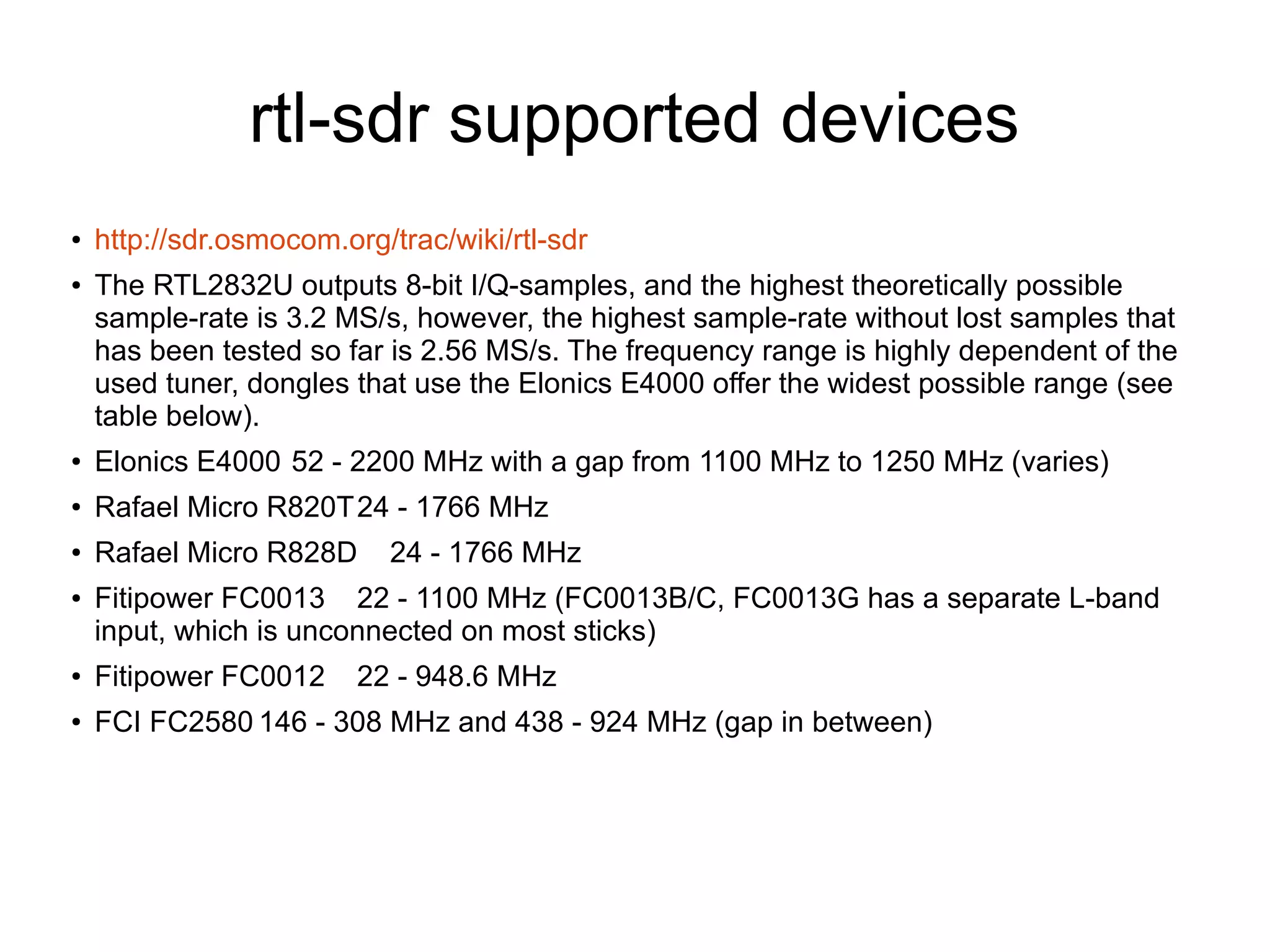 Software Defined Radio (SDR) | PDF