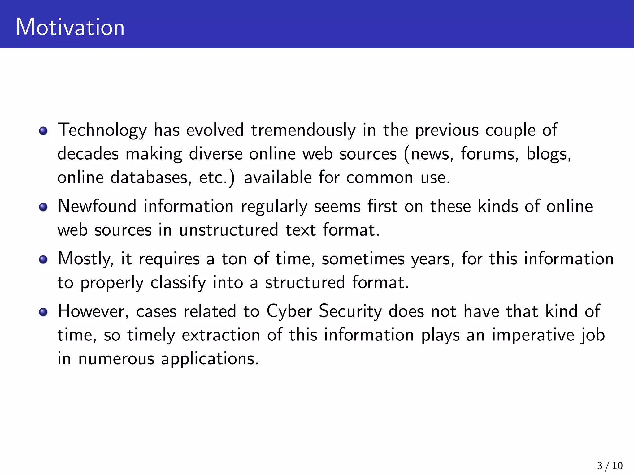 Deep Learning Approach For Intelligent Named Entity Recognition Of