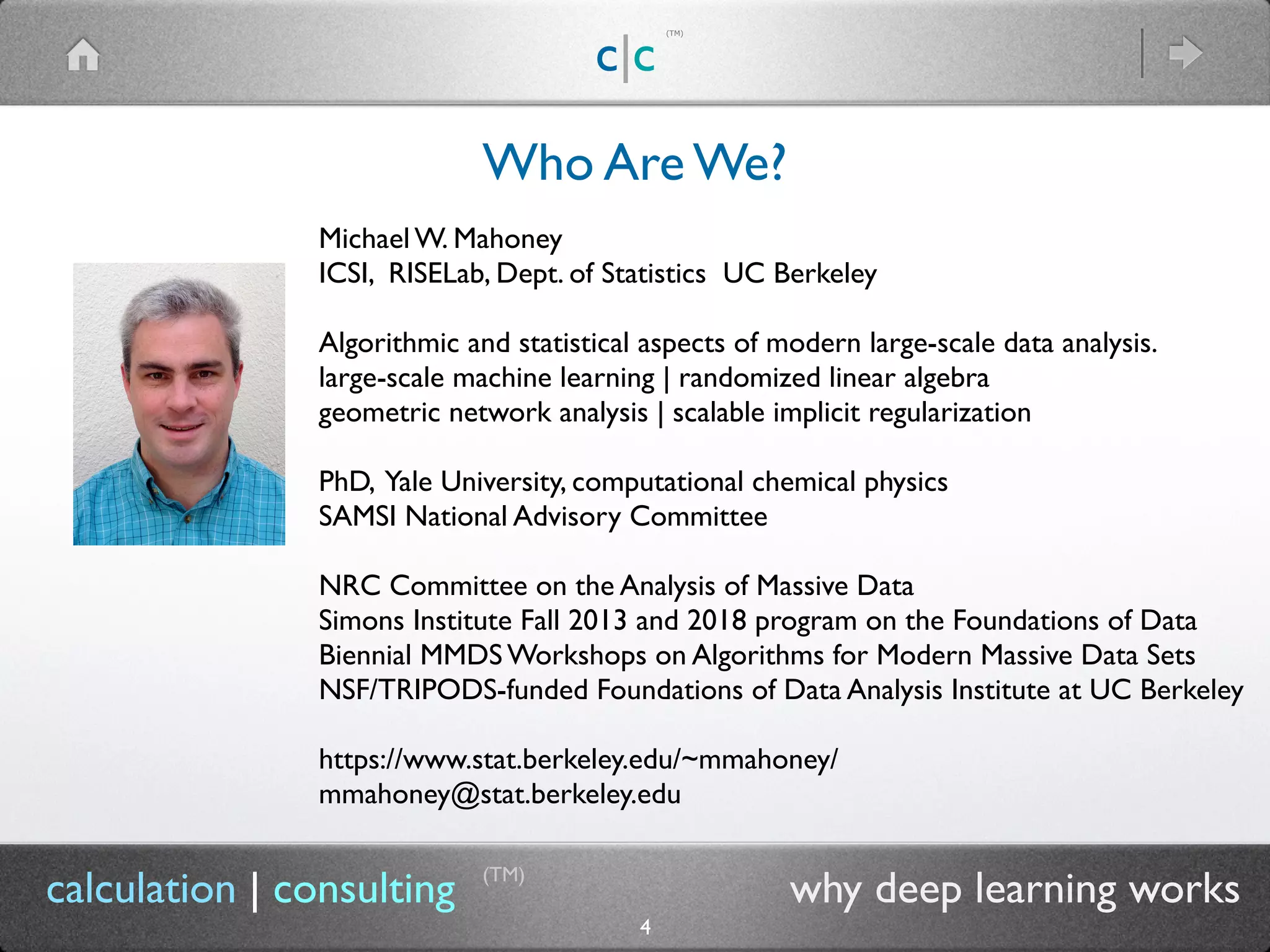 Why Deep Learning Works: Self Regularization in Deep Neural Networks | PPT