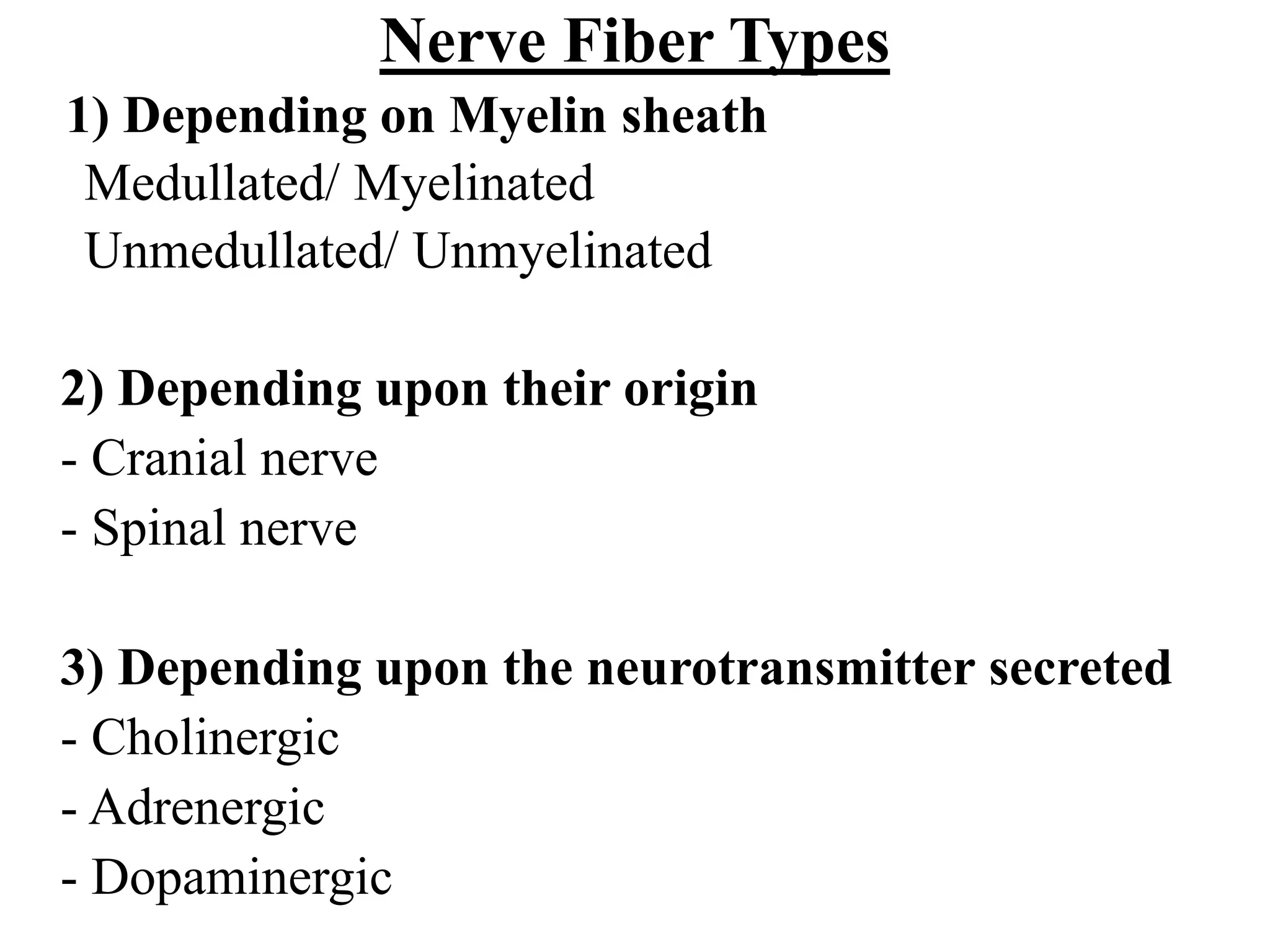 Nerve classification | PPTX