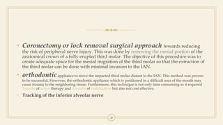 Nerve affections following extractions of lower wisdom tooth | PPTX