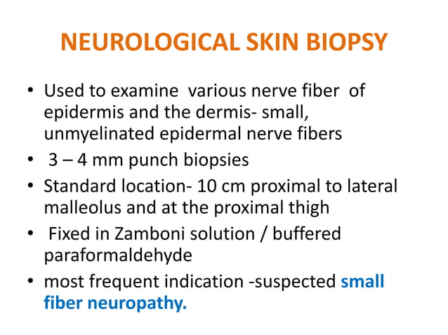 Nerve biopsy | PPTX | Brain and Nervous System Disorders | Diseases and ...