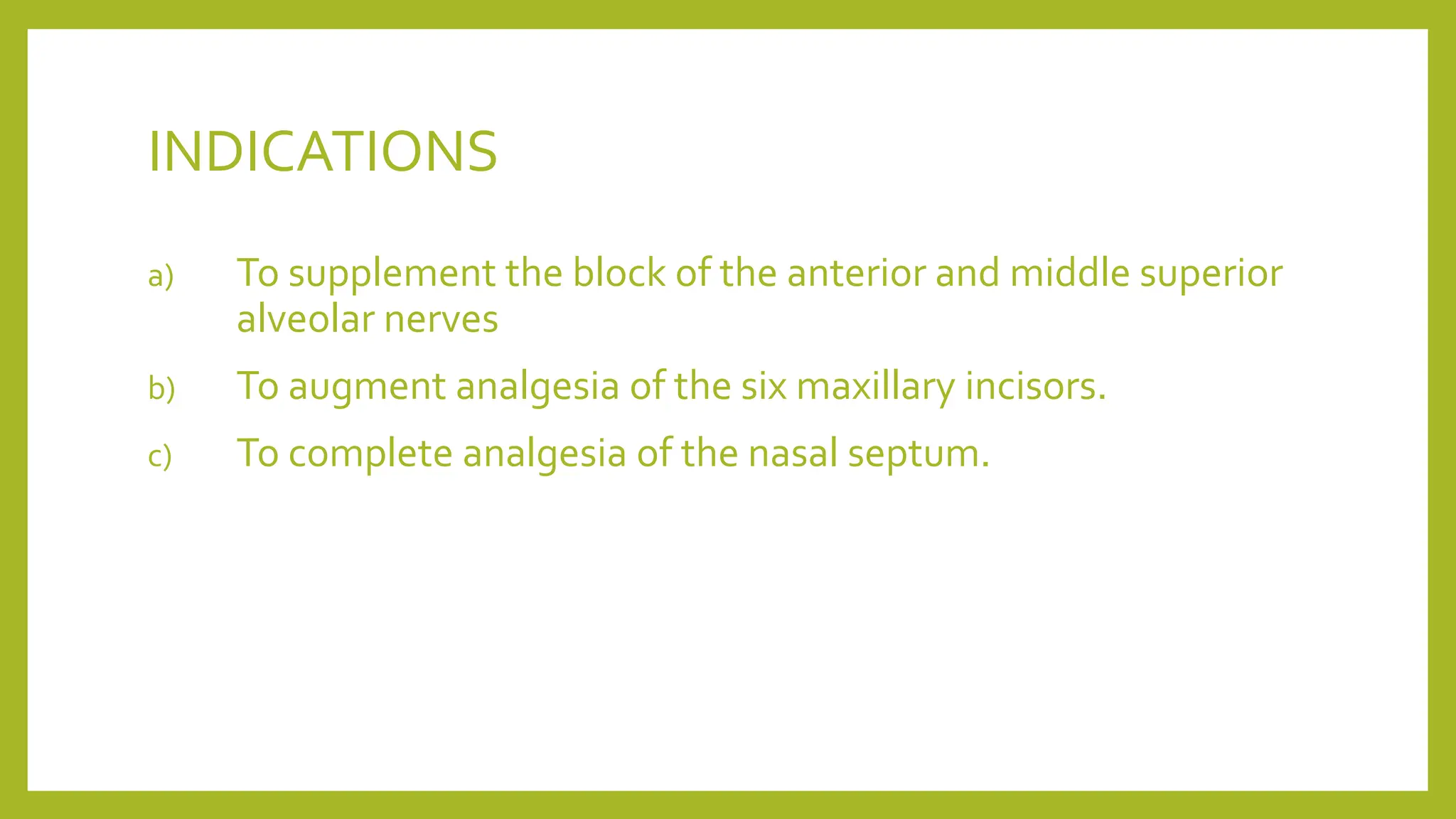 nerve blcks 2.pptx ppsa nasopalatine nerve | PPTX