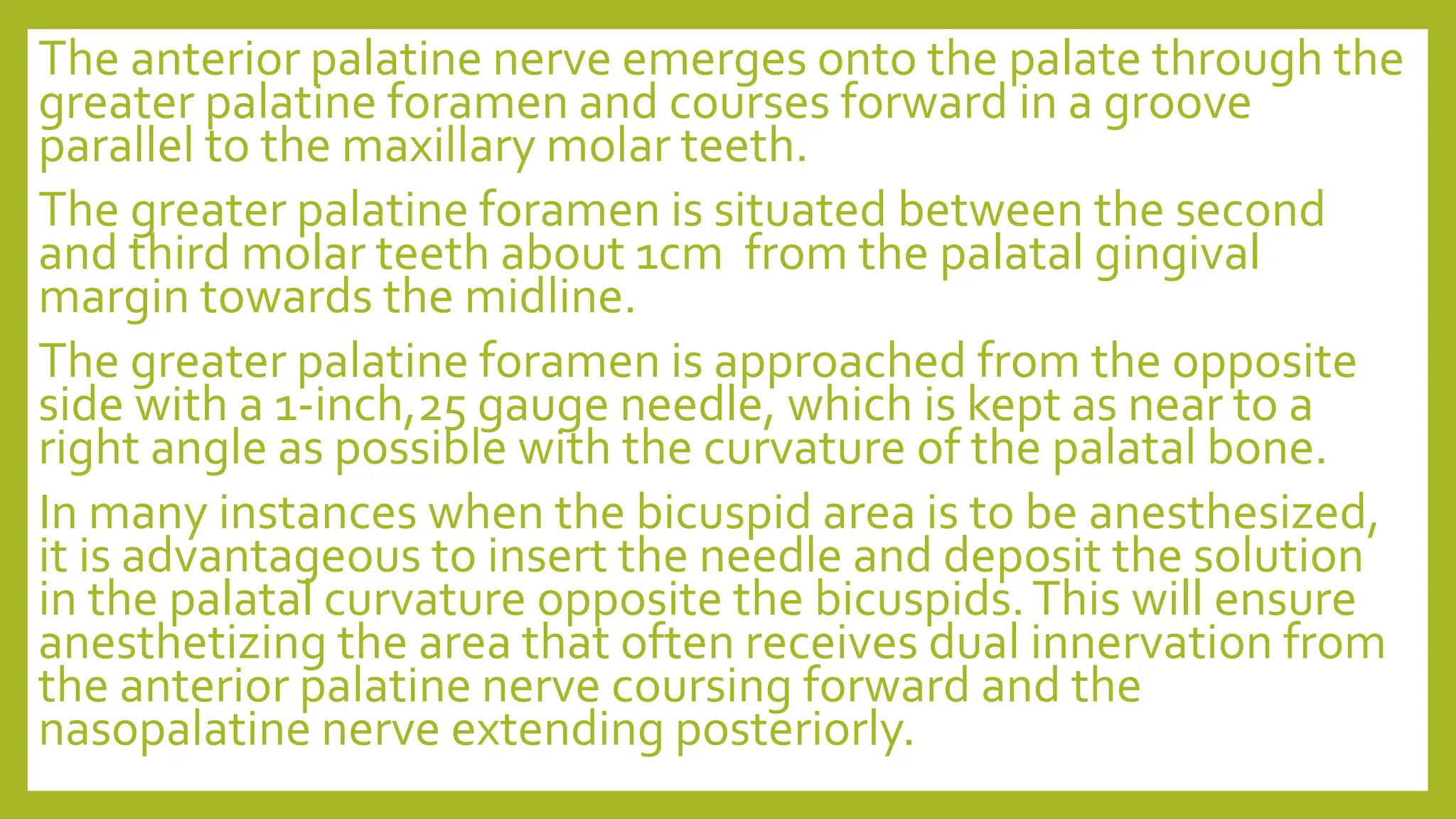 nerve blcks 2.pptx ppsa nasopalatine nerve | PPTX
