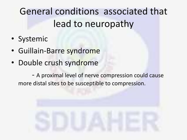 Nerve Compression Syndrome Pptx 2253