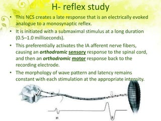 Nerve conduction study | PPTX