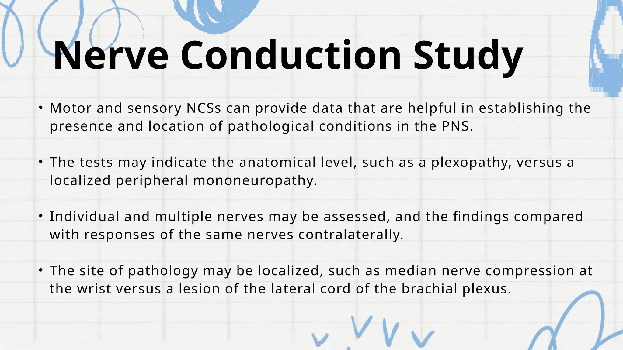 Nerve Conduction Study or NCS, Motor Conduction Study, Sensory Conduction Study, F Wave, H ...
