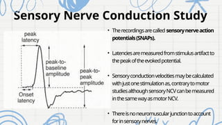 Nerve Conduction Study or NCS, Motor Conduction Study, Sensory ...