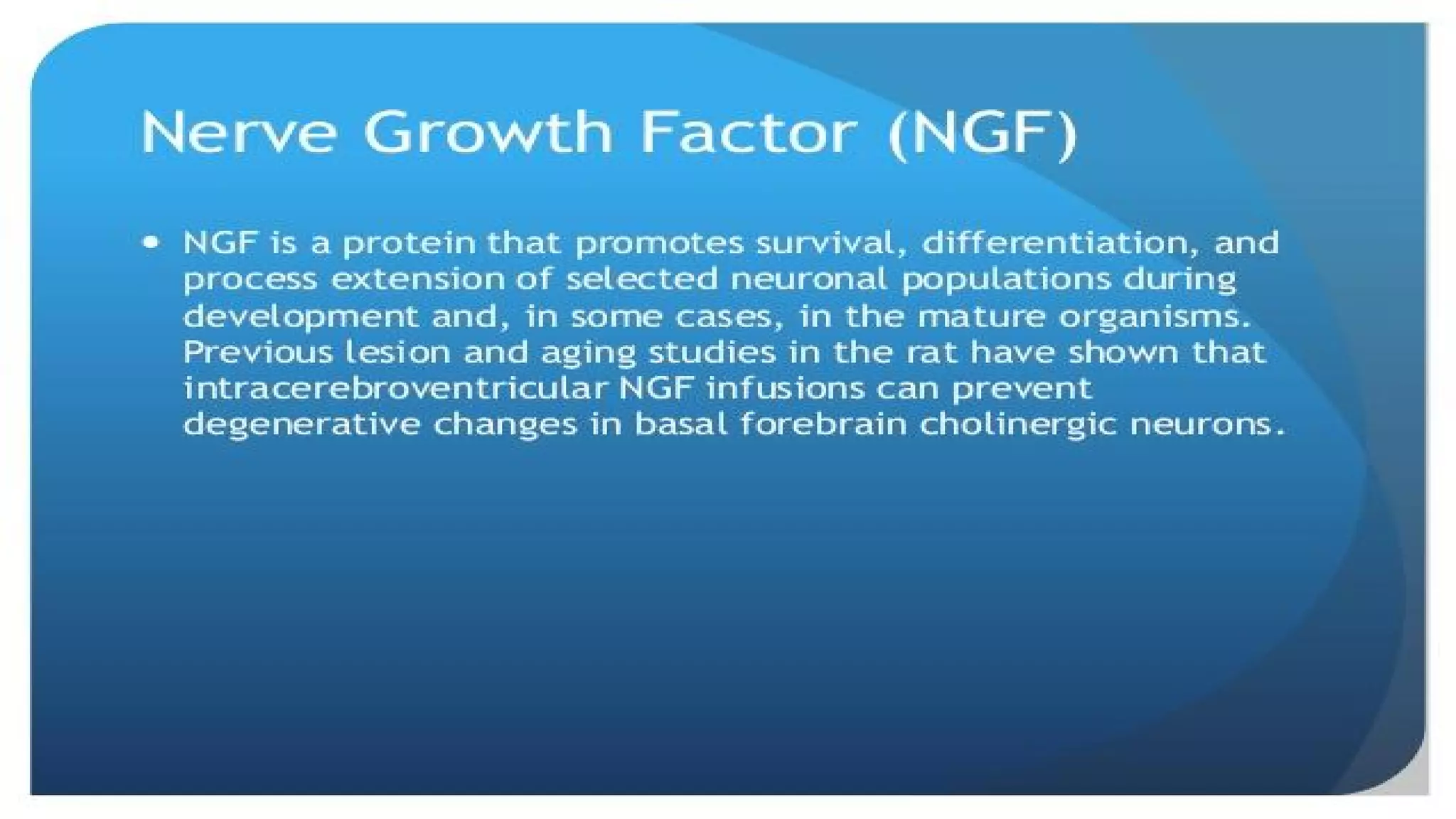 Nerve Growth Factor | PDF