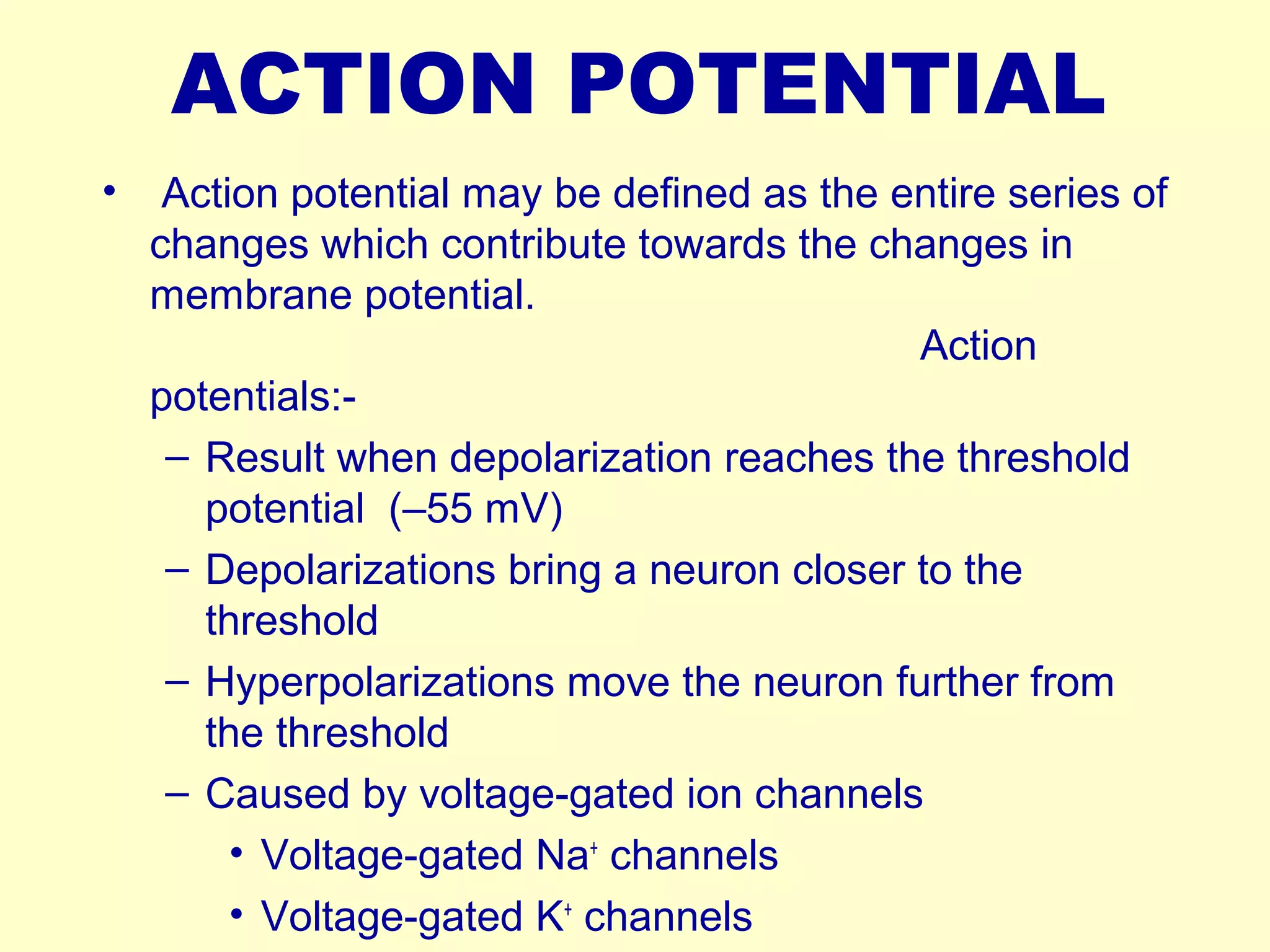 Nerve impulse conduction | PPT
